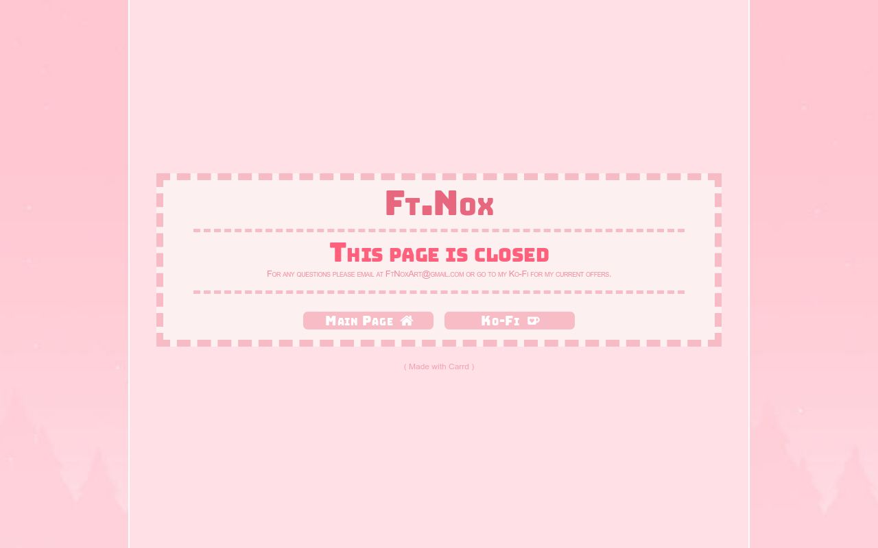 FT.Nox's Commission Carrd